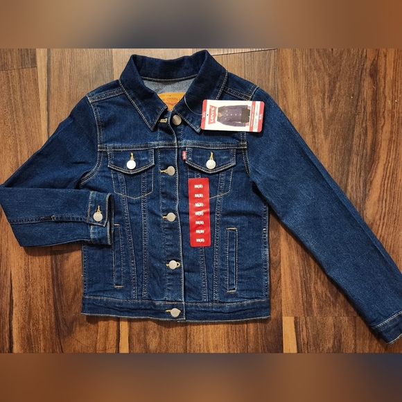Levi's | Jackets & Coats | Nwt Girls Sz 8 Levis Denim Jacket In Perfect ...